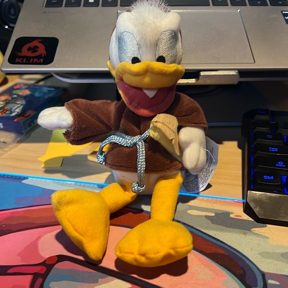 Disney | Toys | Disney Donald Duck Monk Robin Hood Brown Robe Plush Toy ...